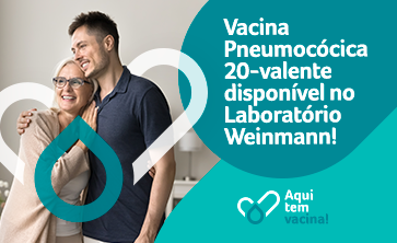 Vacina pneumocócica 20 disponível no Weinmann!