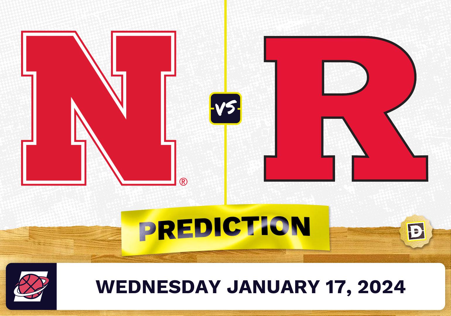 Nebraska vs. Rutgers Prediction, Odds, College Basketball Picks [1/17/2024]