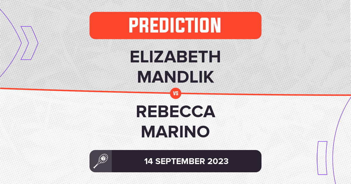 Elizabeth Mandlik vs Rebecca Marino Prediction - WTA Osaka 2023