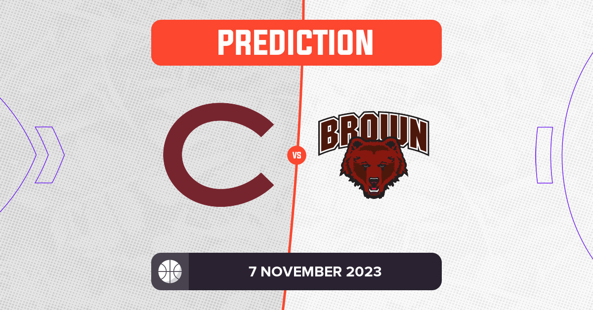 Colgate vs Brown Prediction and Tips - 7 November 2023
