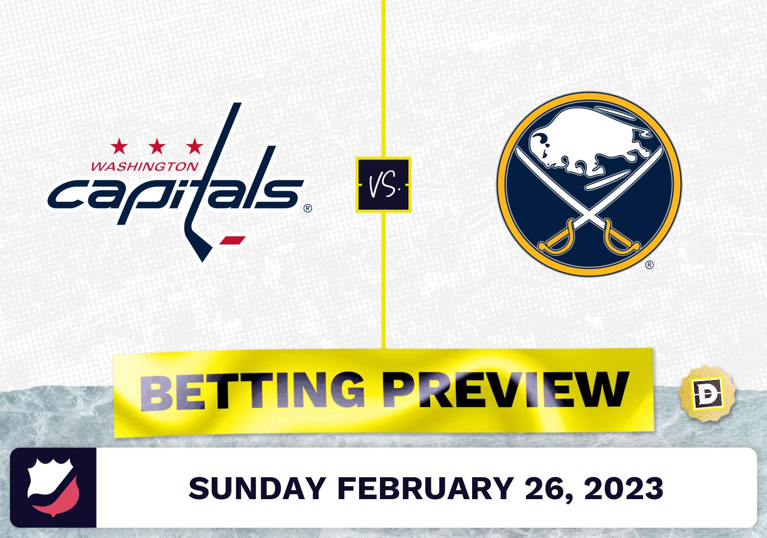 Capitals vs. Sabres Prediction and Odds - Feb 26, 2023