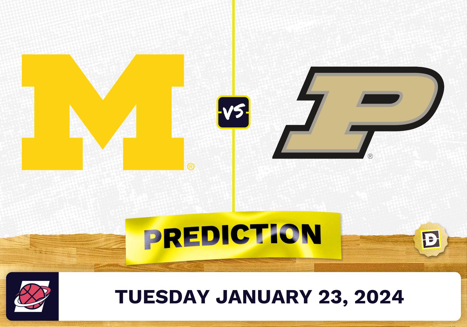 Michigan vs. Purdue Prediction, Odds, College Basketball Picks [1/23/2024]