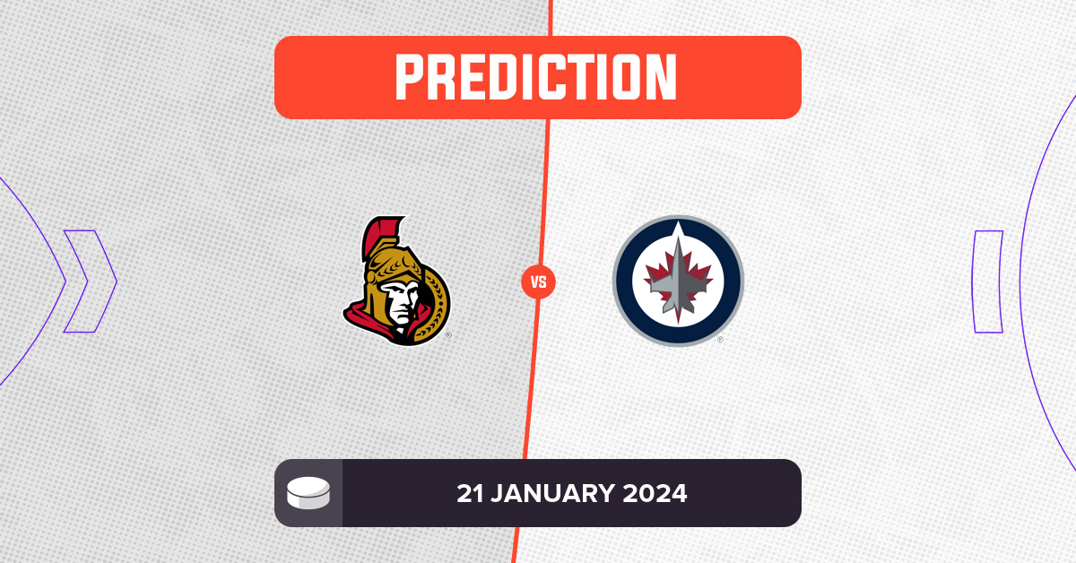 Senators vs Jets Prediction and NHL Tips - 21 January 2024