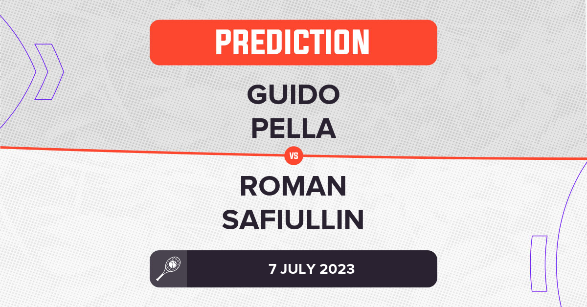 Guido Pella vs Roman Safiullin Prediction - Wimbledon 2023