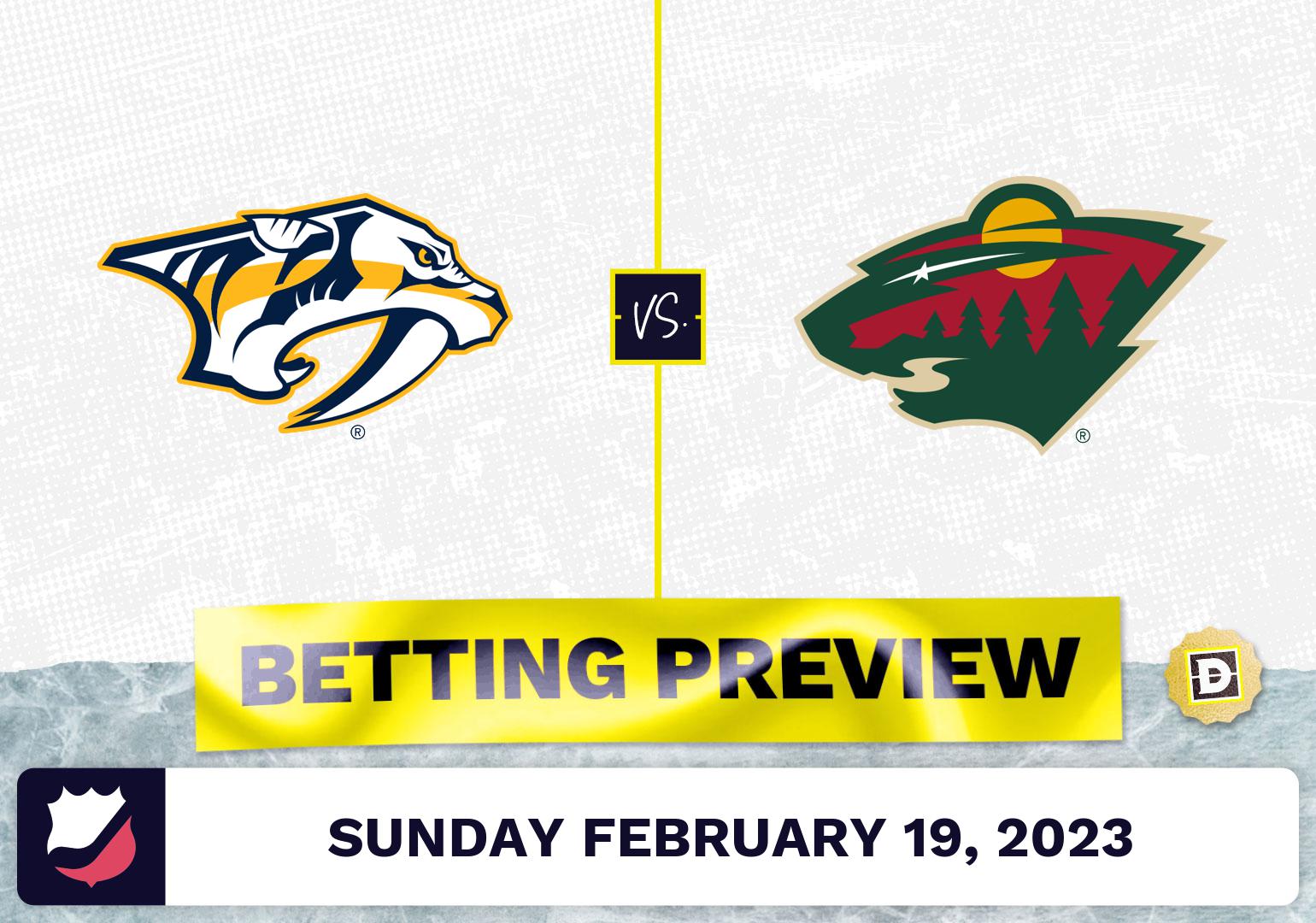 Predators vs. Wild Prediction and Odds - Feb 19, 2023