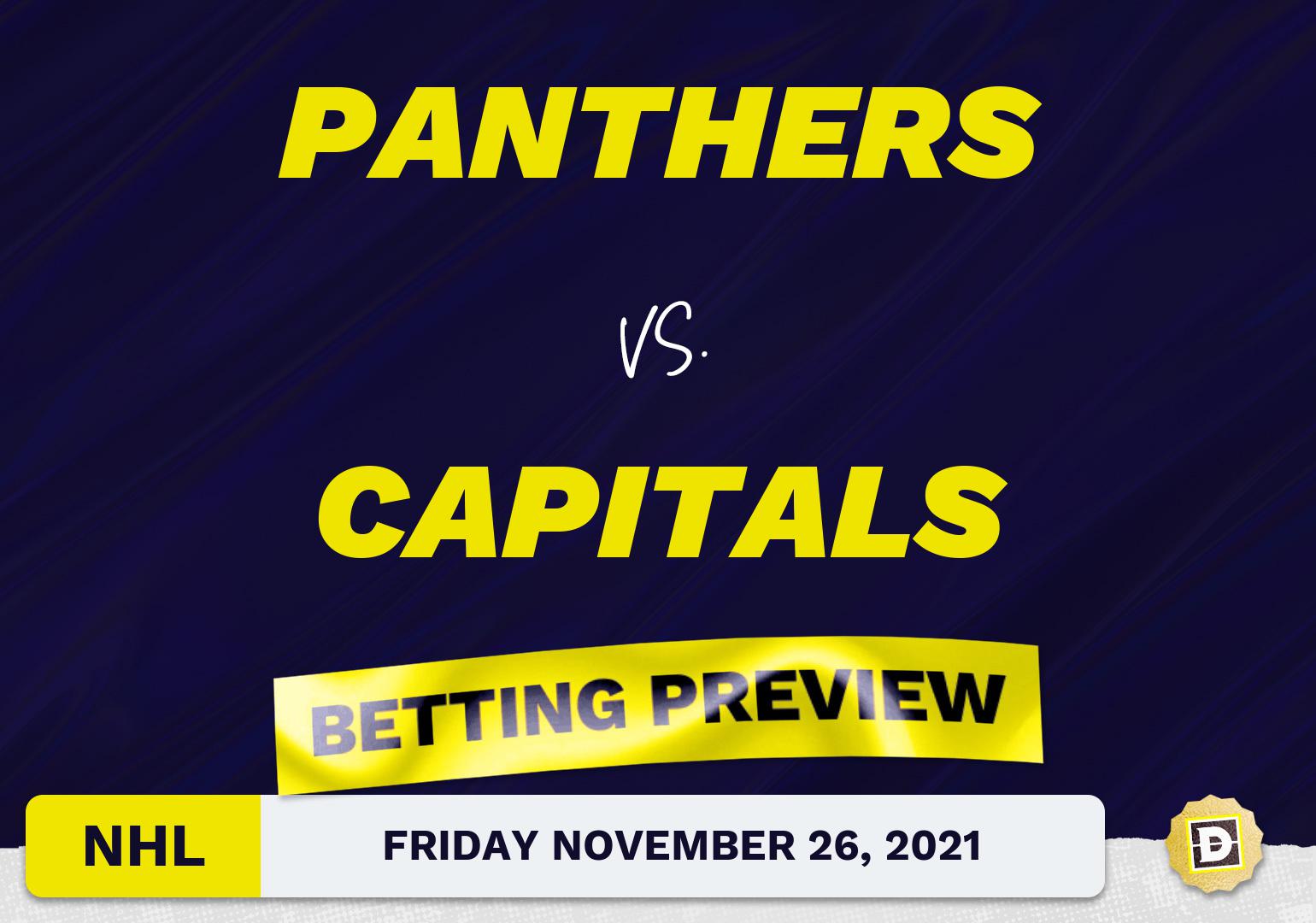 Panthers vs. Capitals Predictions and Odds - Nov 26, 2021