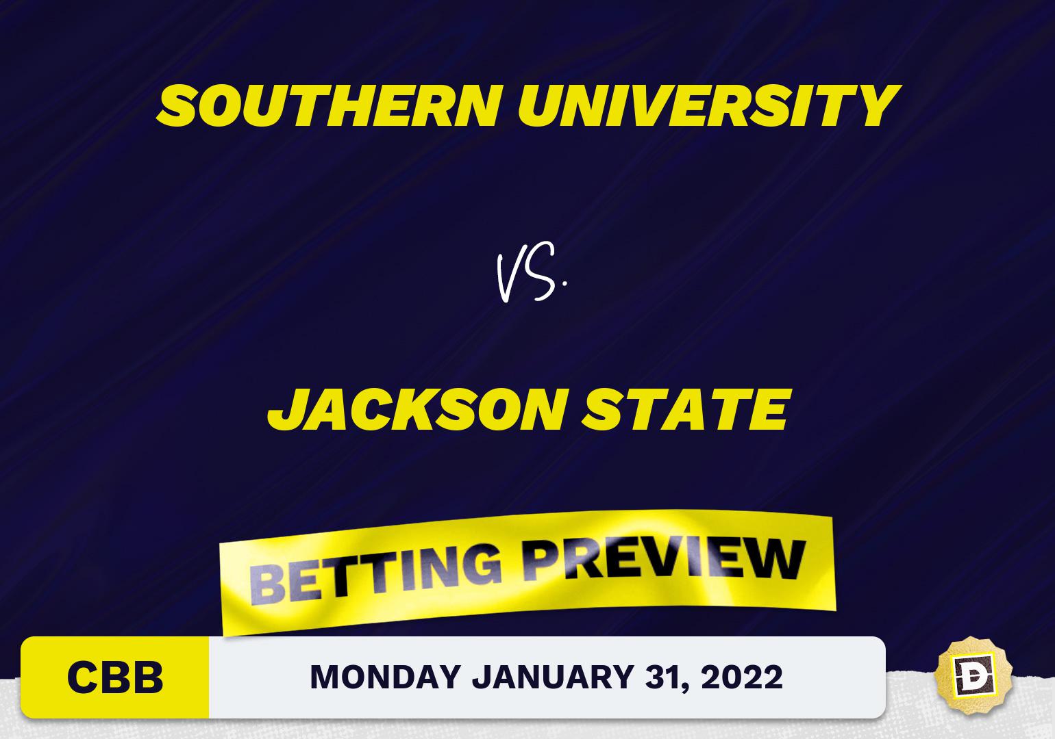 Southern University vs. Jackson State CBB Predictions and Odds - Jan 31 ...