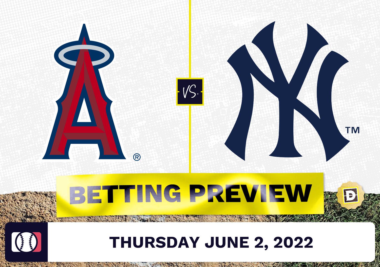 Angels vs. Yankees Prediction and Odds - Jun 2, 2022