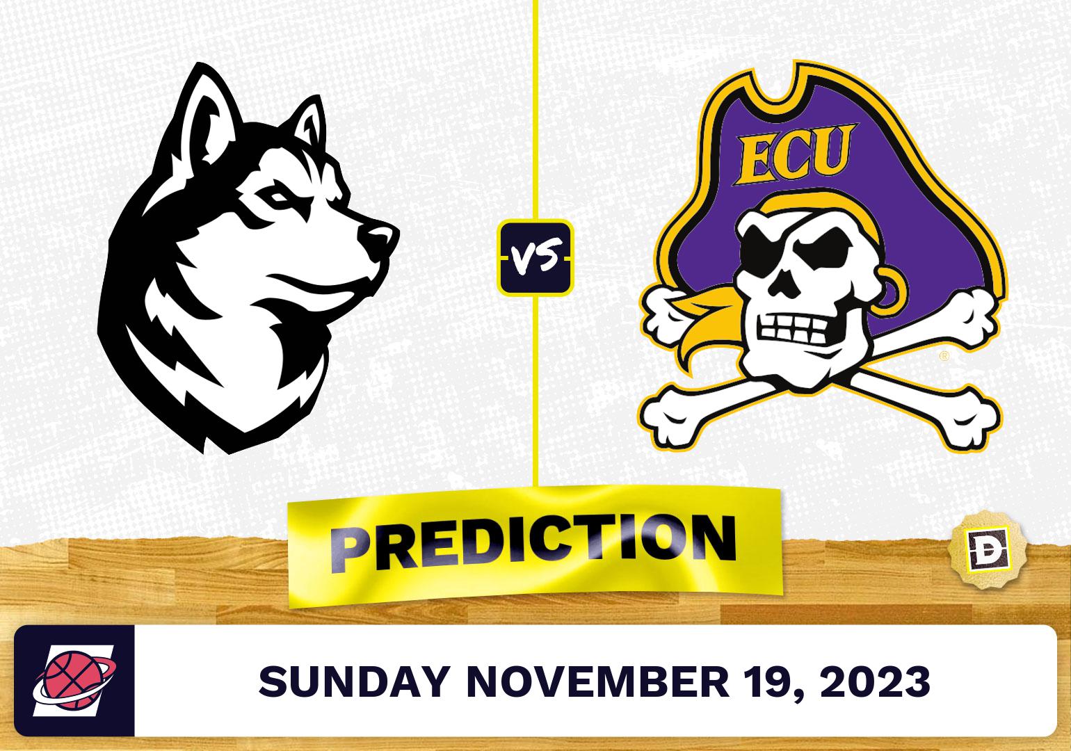 Northeastern vs. East Carolina Basketball Prediction - November 19, 2023