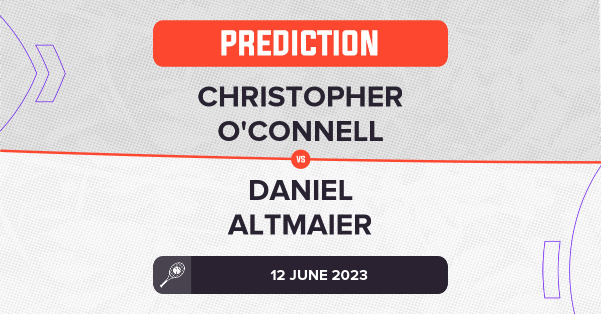 Christopher O'Connell vs Daniel Altmaier Prediction - ATP Stuttgart 2023