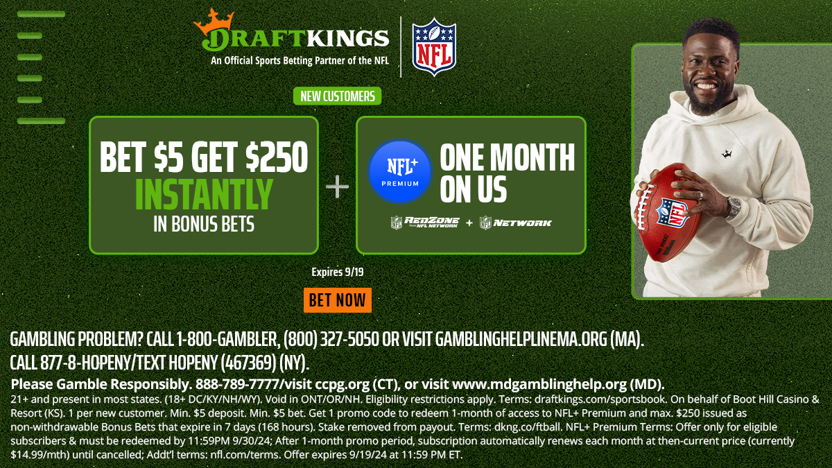 Get $200 in Bonus Bets and NFL+ Premium: DraftKings Launches New NFL ...