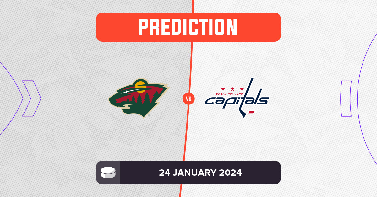 Wild vs Capitals Prediction and NHL Tips - 24 January 2024