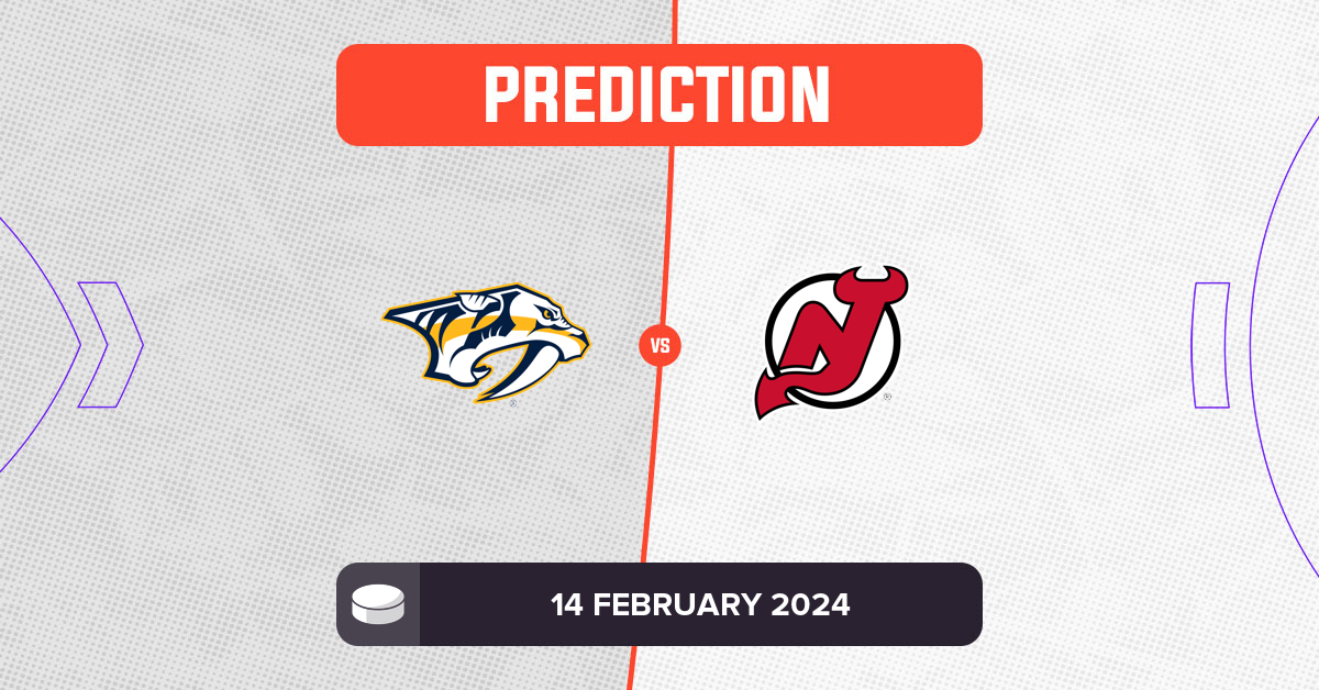 Predators vs Devils Prediction and NHL Tips - 14 February 2024