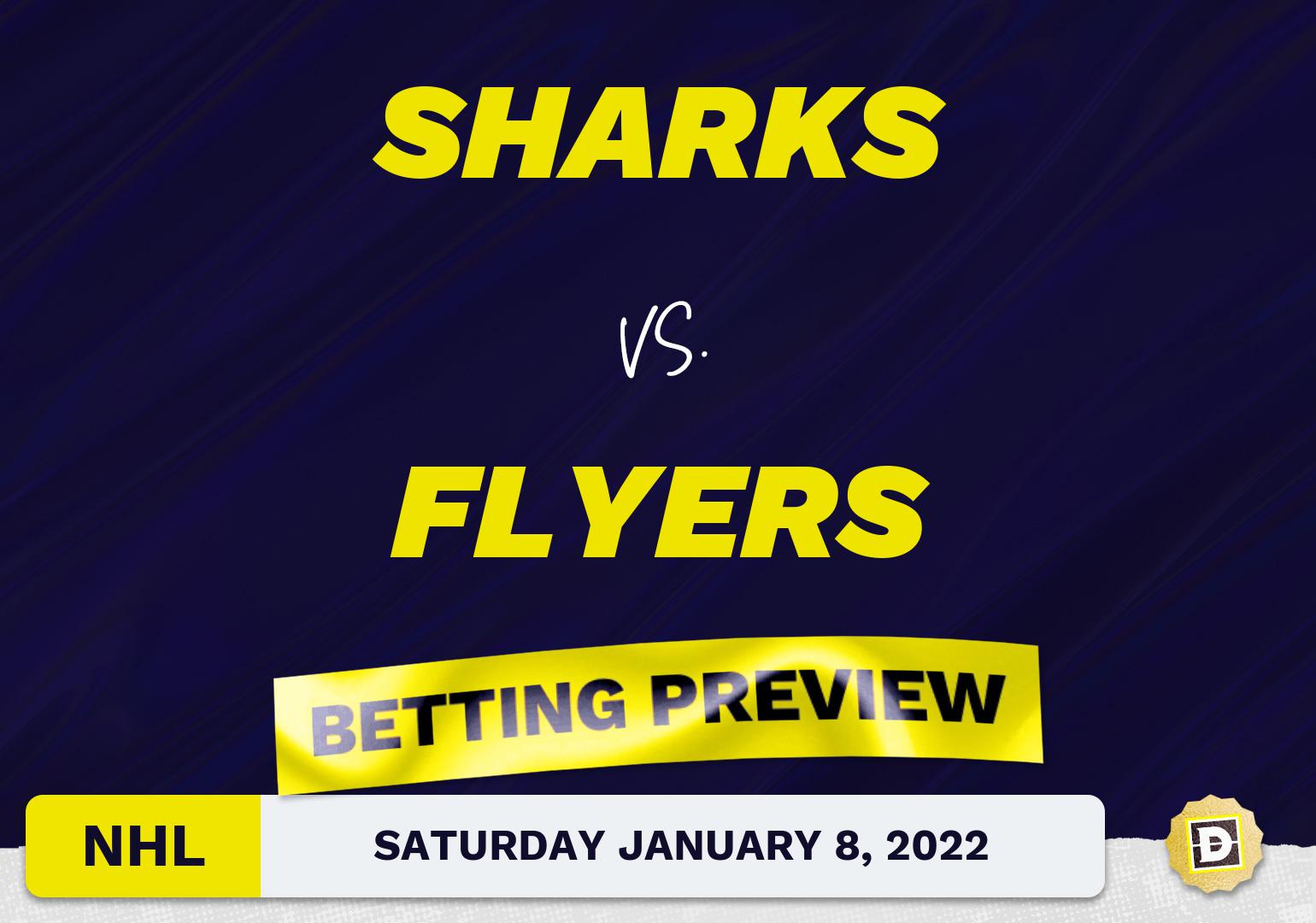 Sharks vs. Flyers Predictions and Odds - Jan 8, 2022