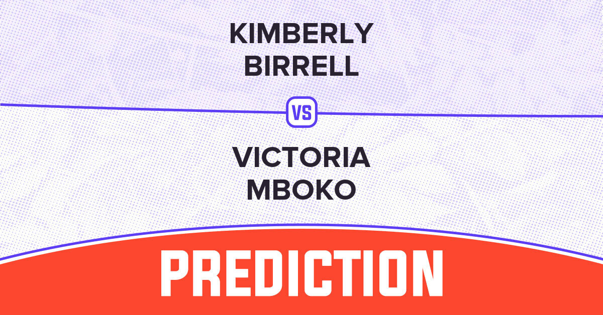 Kimberly Birrell vs Victoria Mboko Prediction - WTA Adelaide ...