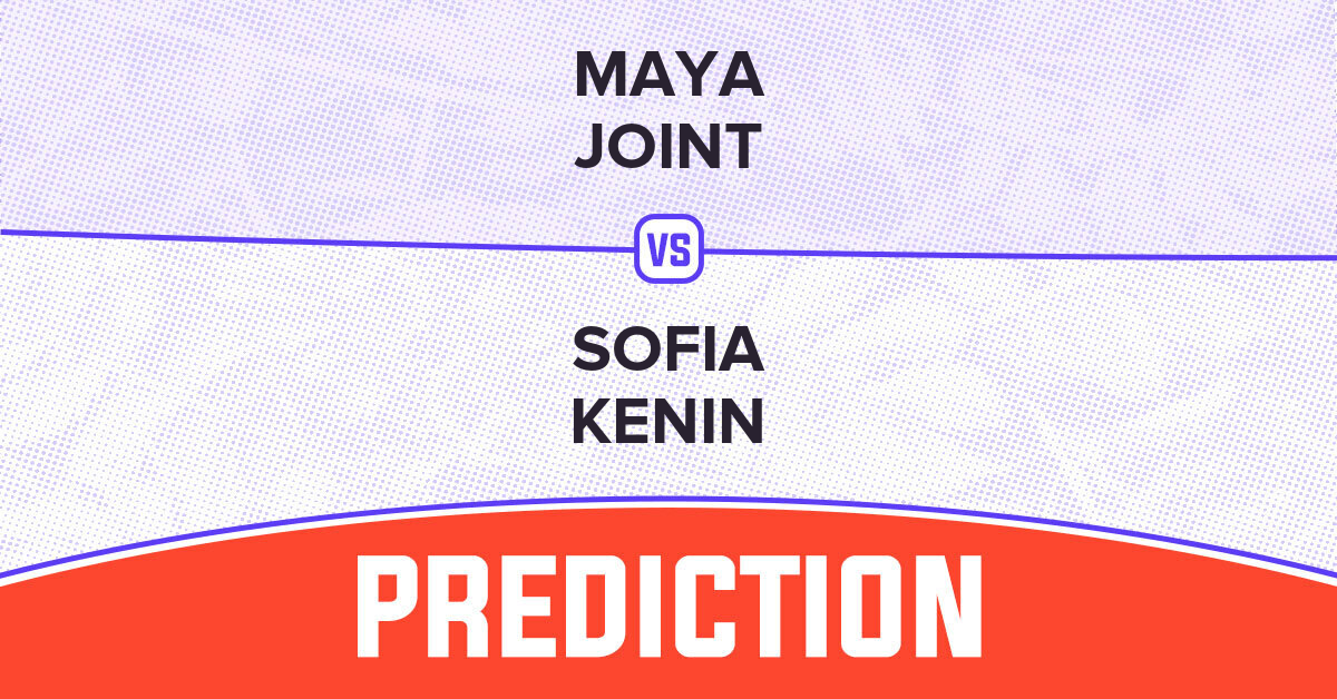 Maya Joint vs Sofia Kenin Prediction - WTA Adelaide International 1 2026