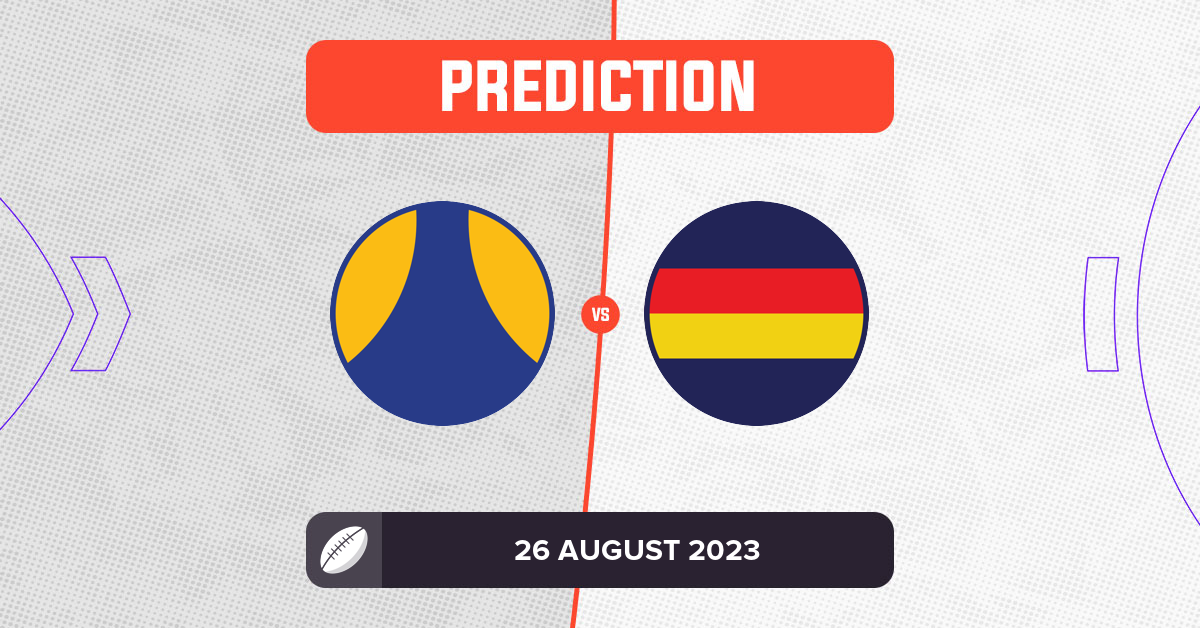 West Coast vs Adelaide Prediction and Tips - AFL Round 24, 2023