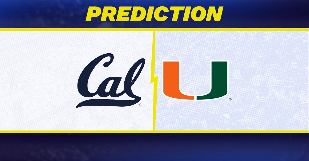 California vs. Miami (FL) prediction: Why Miami (FL) is favored to win ...