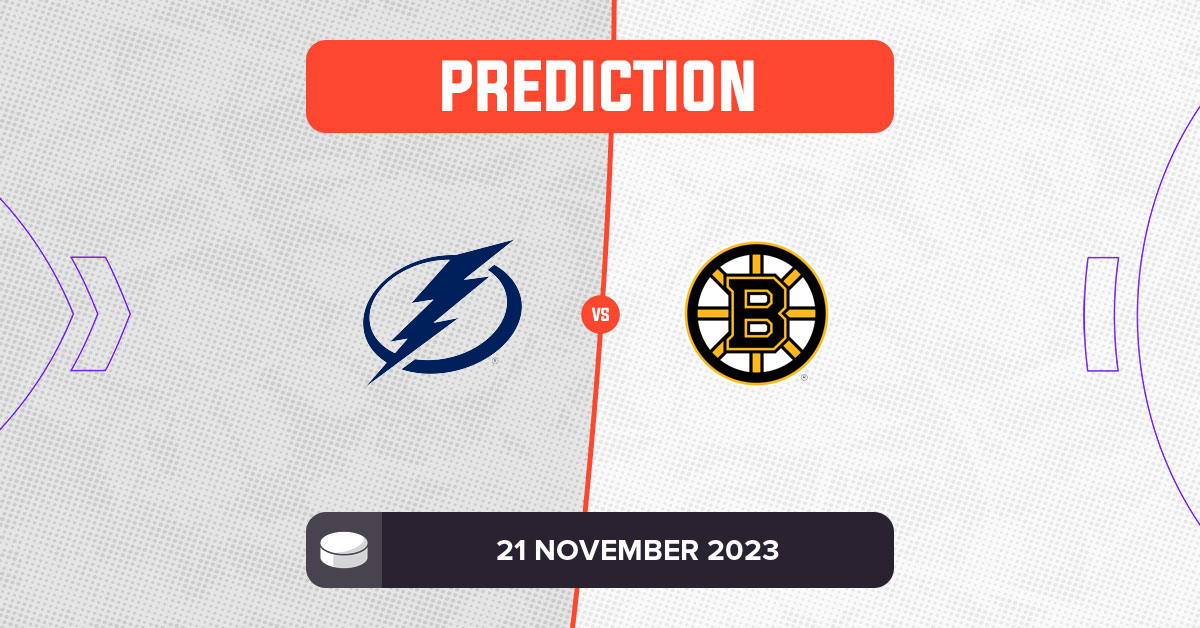 Lightning vs Bruins Prediction and NHL Tips - 21 November 2023
