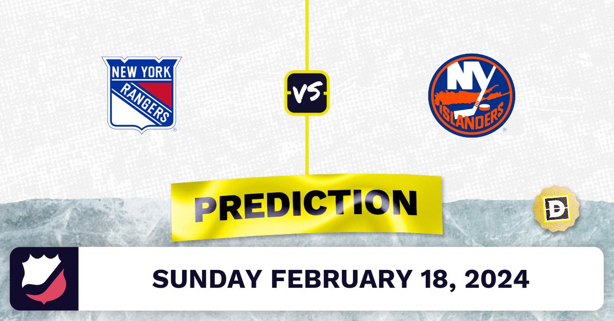 NY Rangers vs. NY Islanders Prediction, Odds, NHL Picks [2/18/2024]
