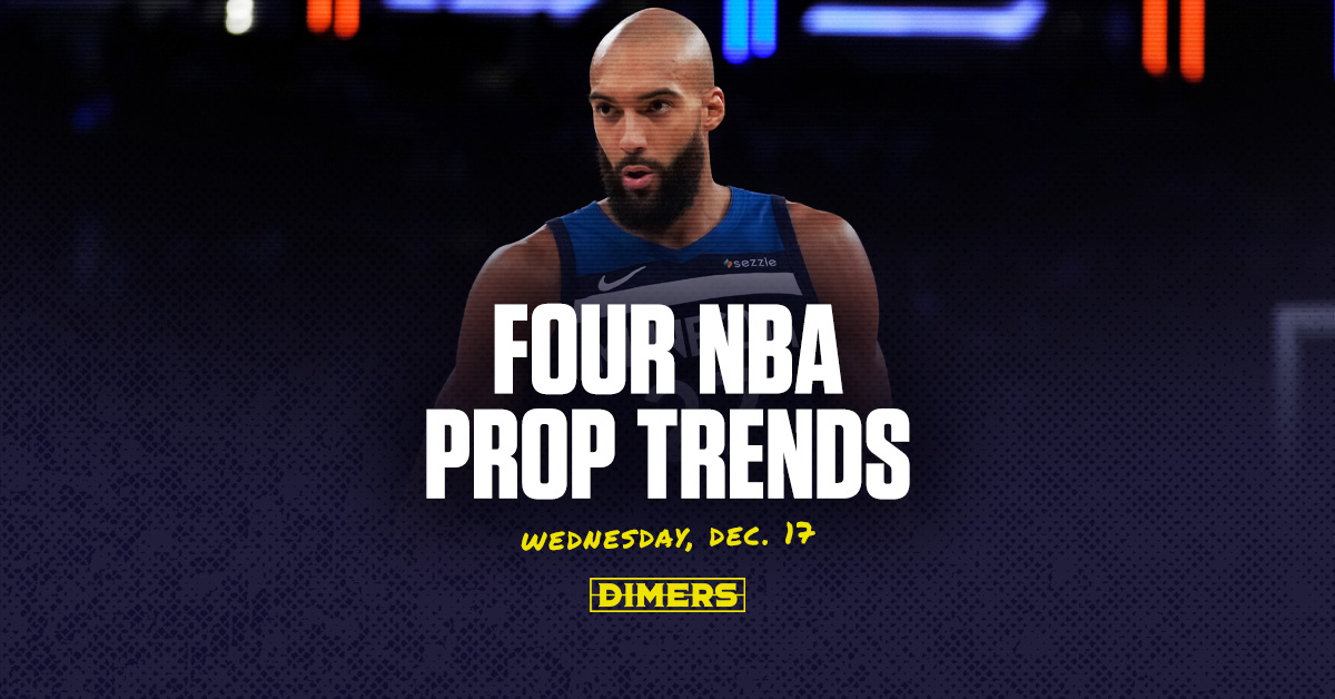 Four NBA Player Props to bet on using data trends on Wednesday, December 17