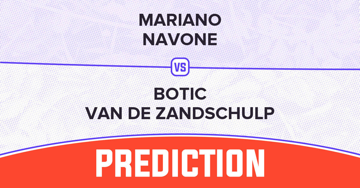 Mariano Navone vs Botic Van de Zandschulp Prediction - ATP Romanian ...