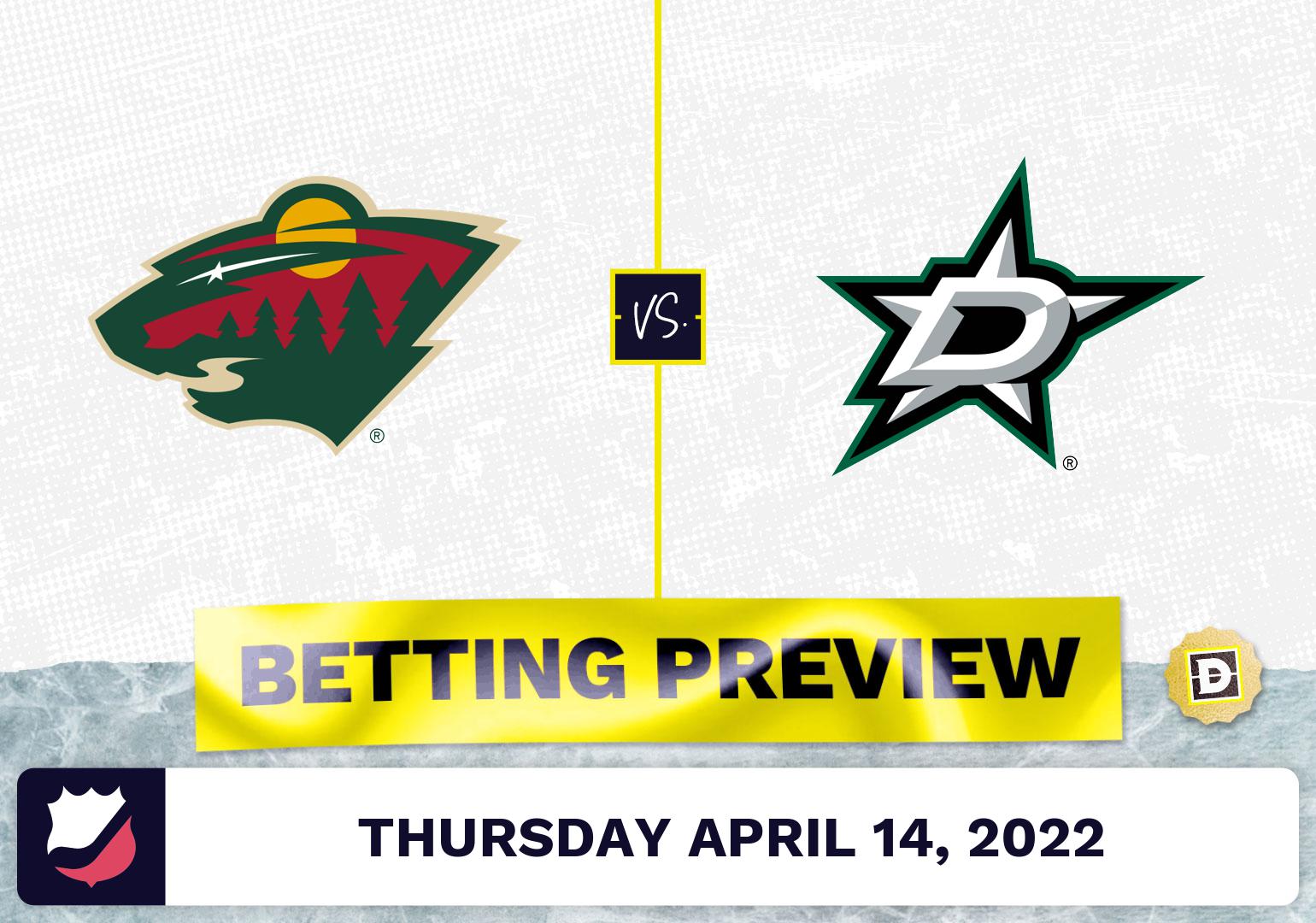 Wild vs. Stars Prediction and Odds - Apr 14, 2022
