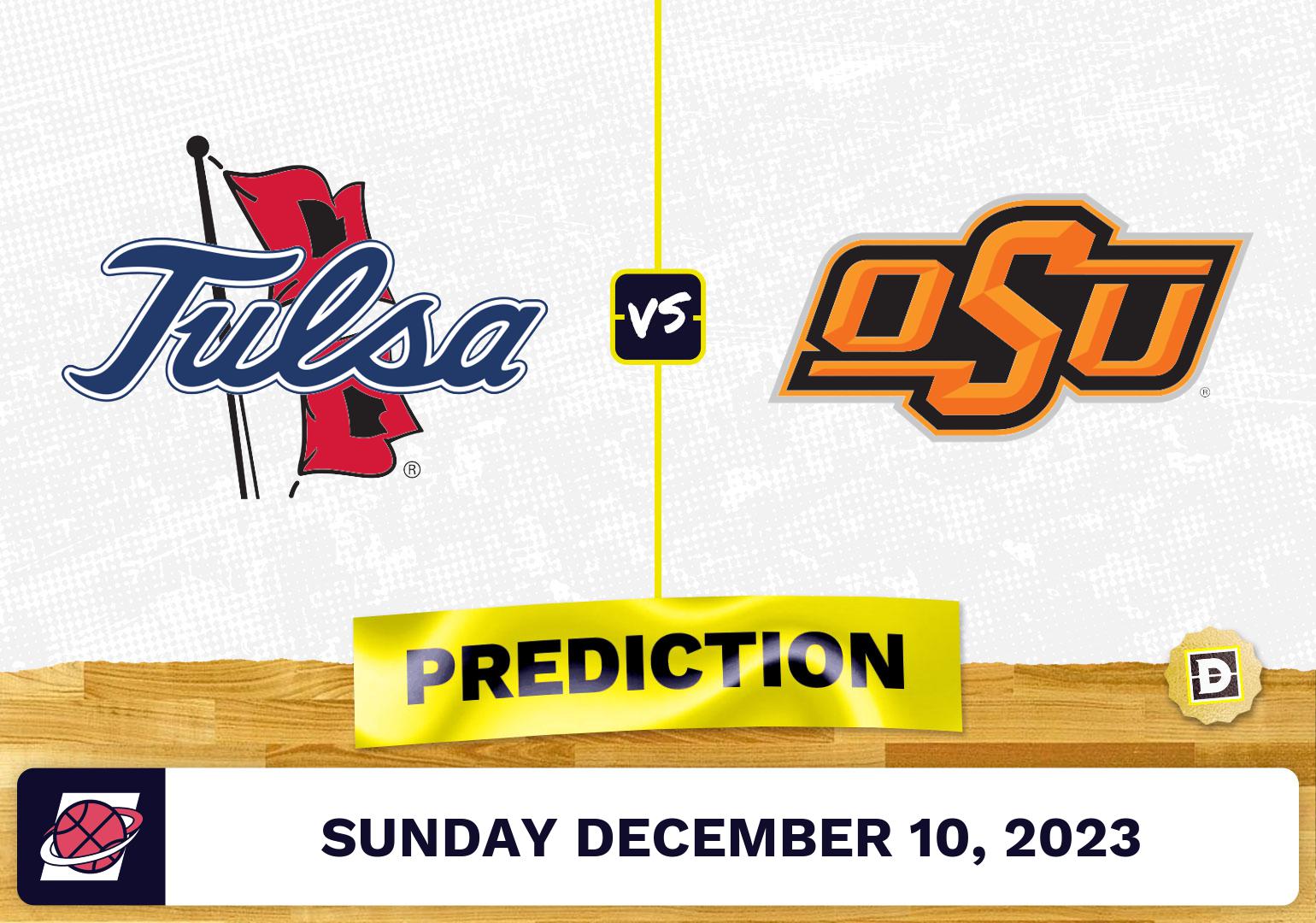 Tulsa vs. Oklahoma State Basketball Prediction - December 10, 2023