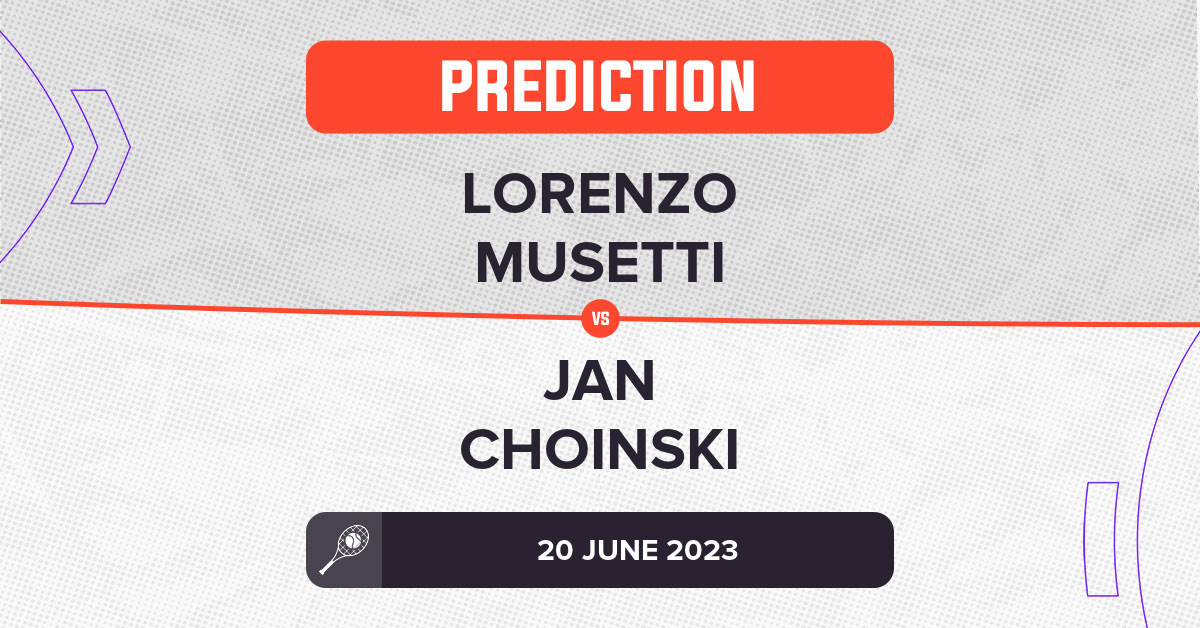 Lorenzo Musetti vs Jan Choinski Prediction - ATP London 2023