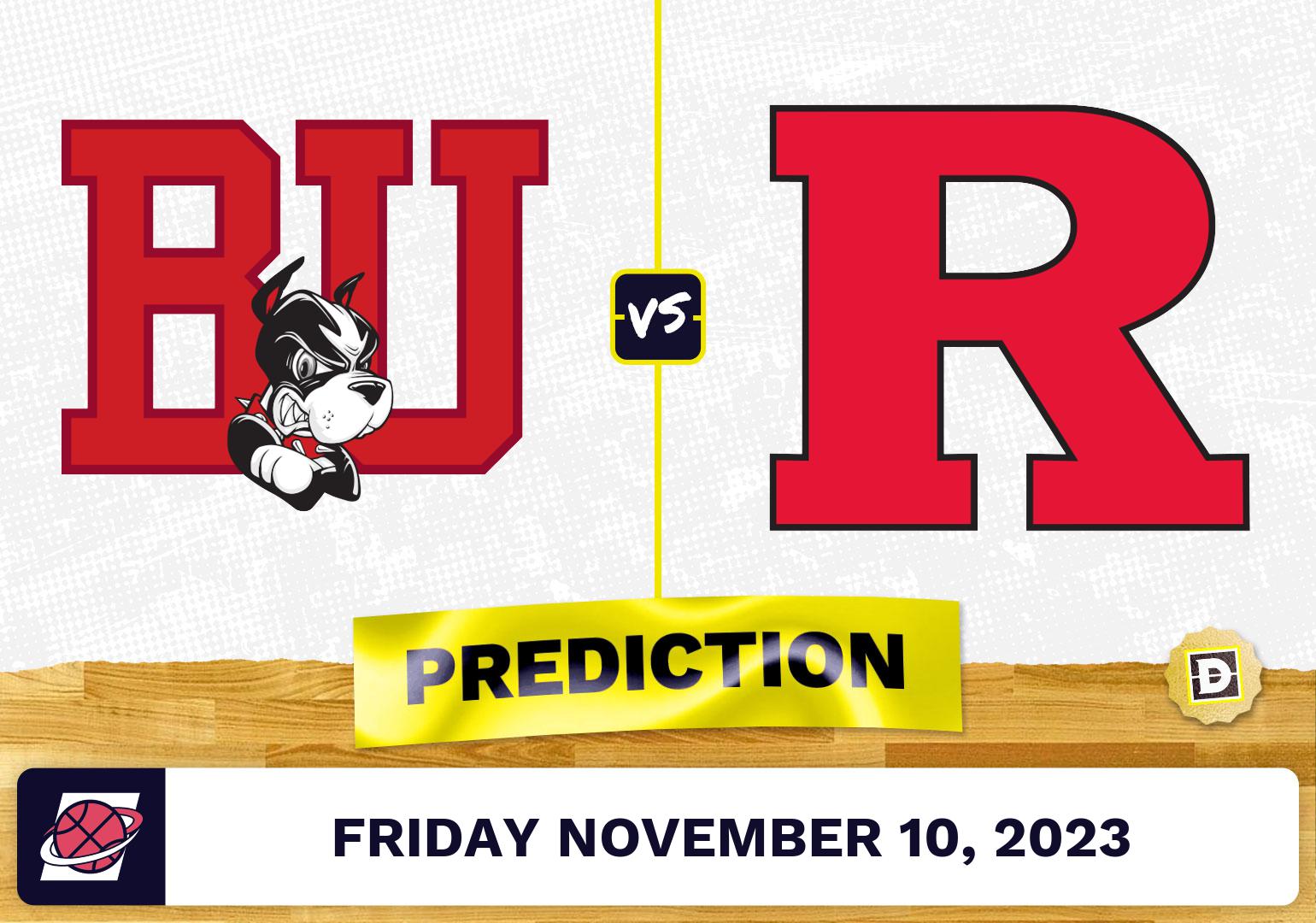 Boston University vs. Rutgers Basketball Prediction - November 10, 2023