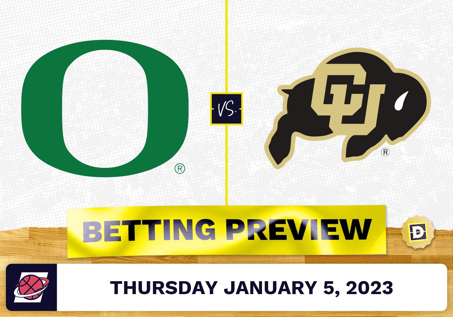 Oregon vs. Colorado CBB Prediction and Odds - Jan 5, 2023