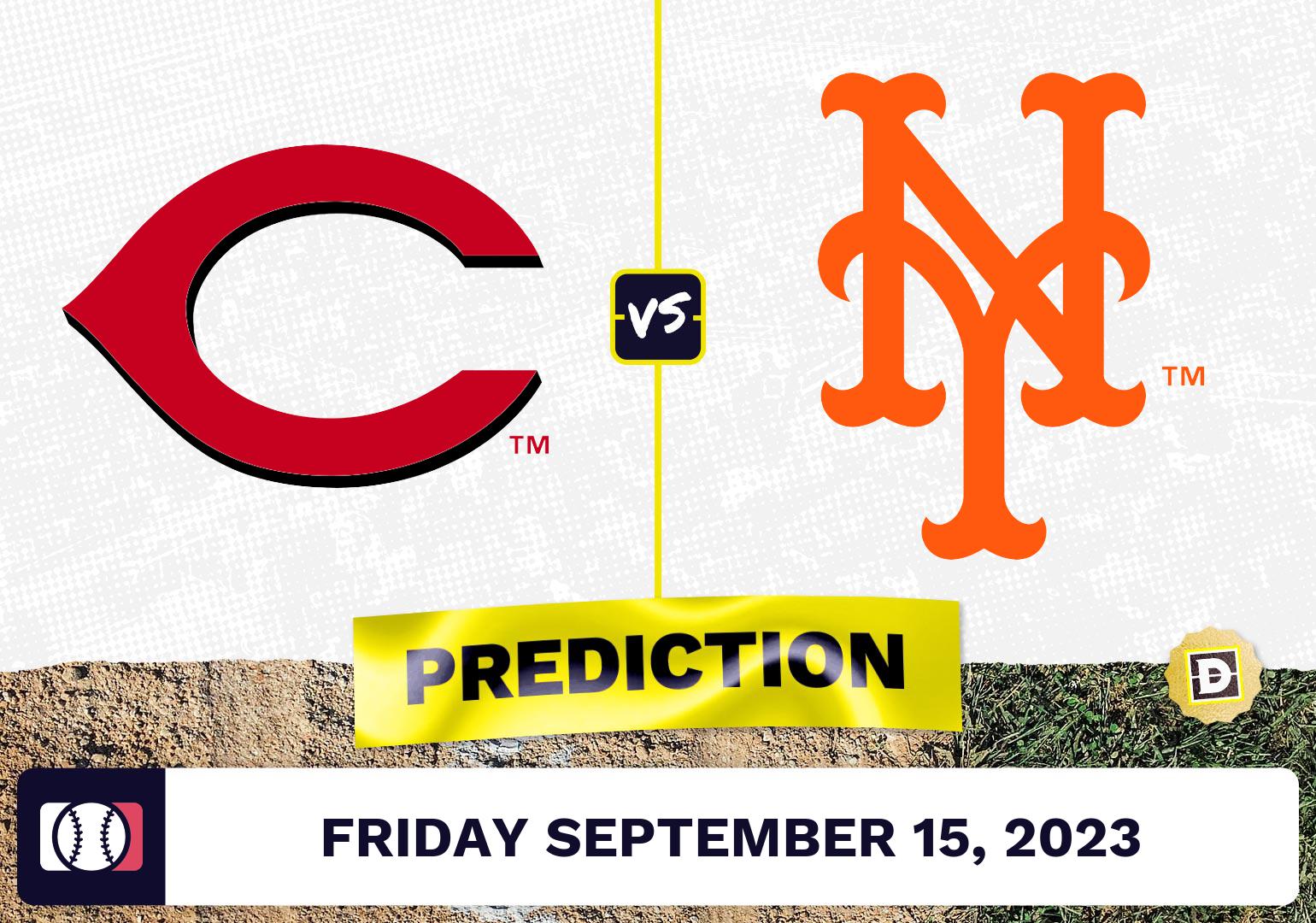 Reds vs. Mets Prediction for MLB Friday [9/15/2023]