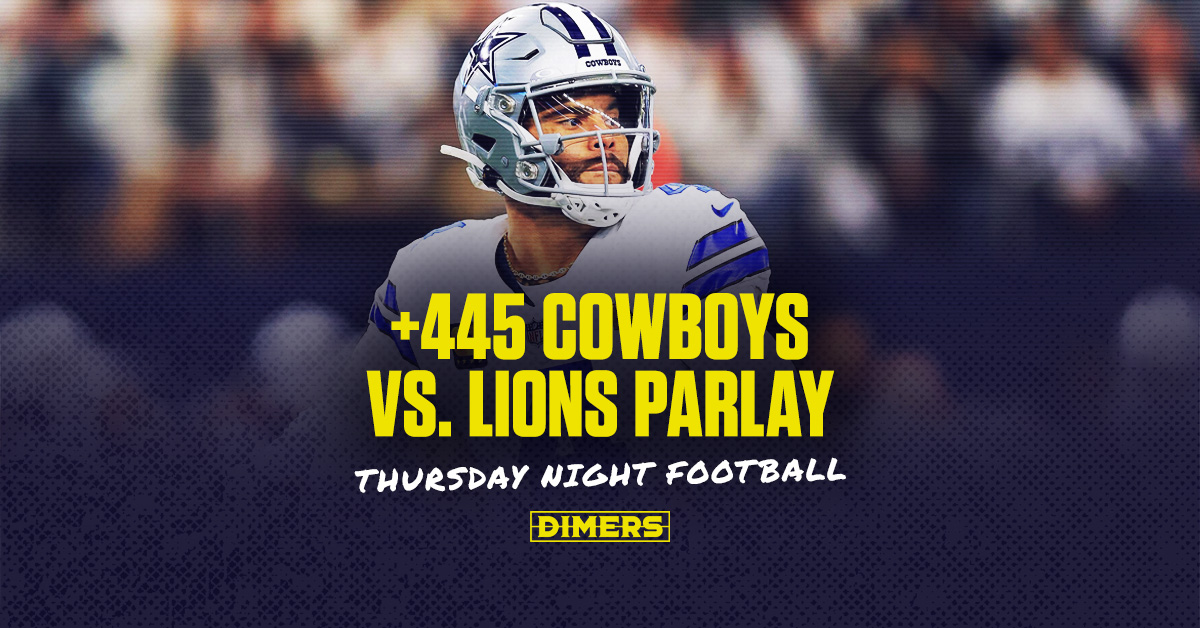 Parlay these Cowboys vs. Lions player props at +445 odds for Thursday ...