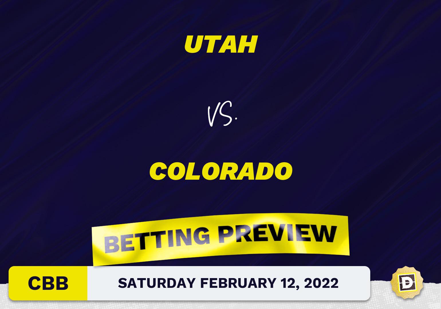 Utah vs. Colorado CBB Predictions and Odds - Feb 12, 2022