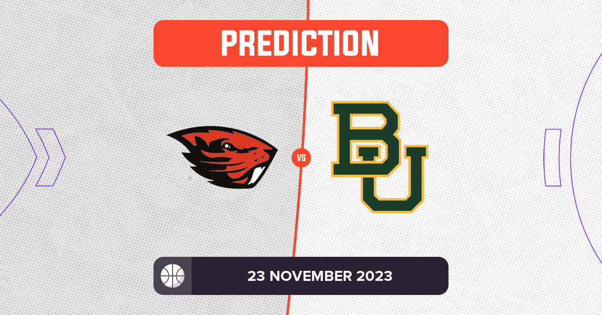 Oregon State vs Baylor Prediction and Tips - 23 November 2023