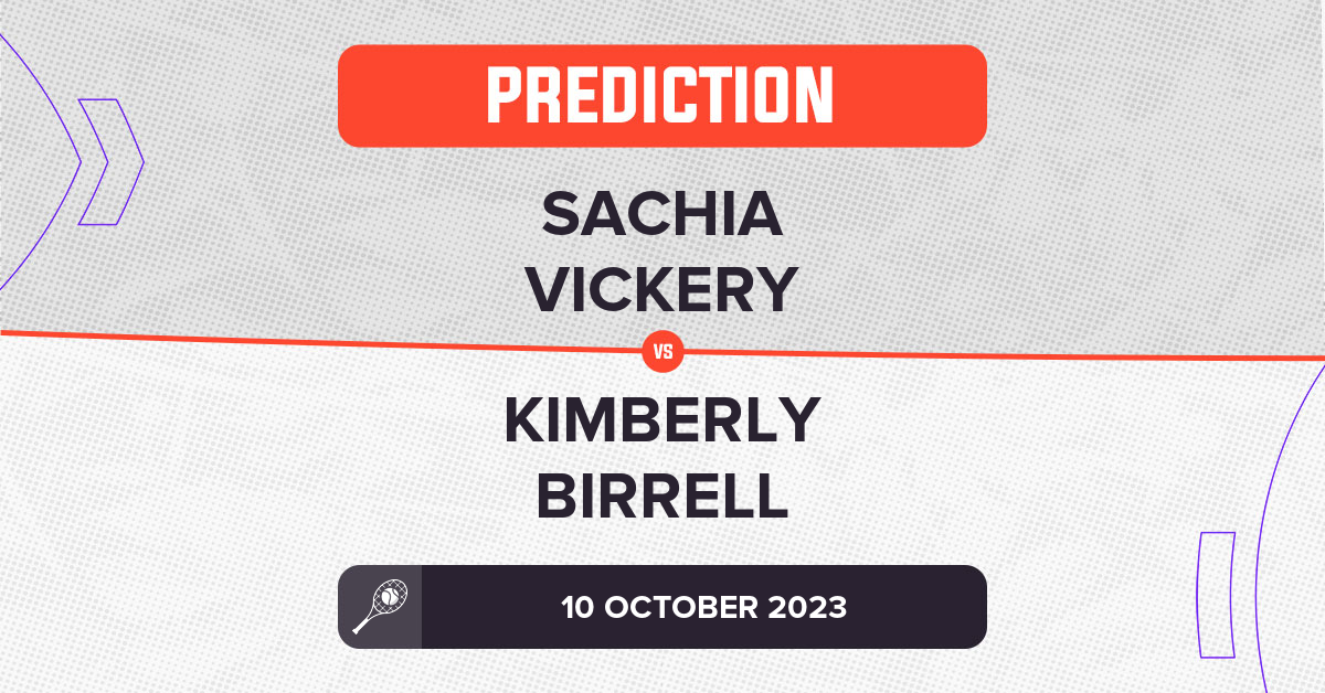 Sachia Vickery vs Kimberly Birrell Prediction - WTA Seoul 2023