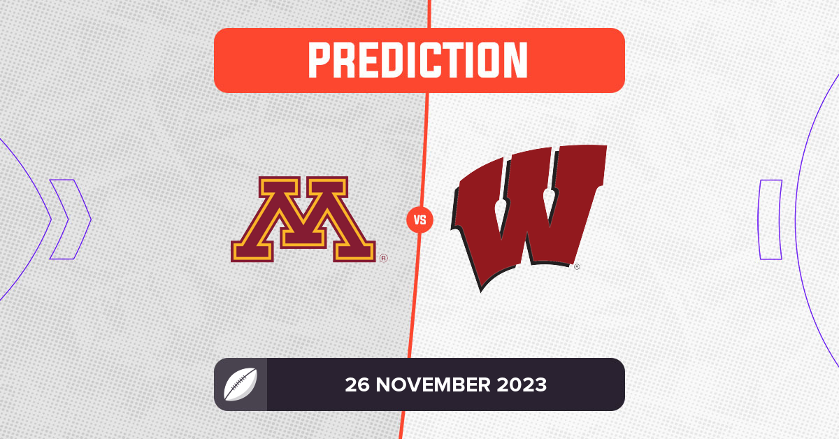 Minnesota vs Wisconsin Prediction and Tips - 26 November 2023