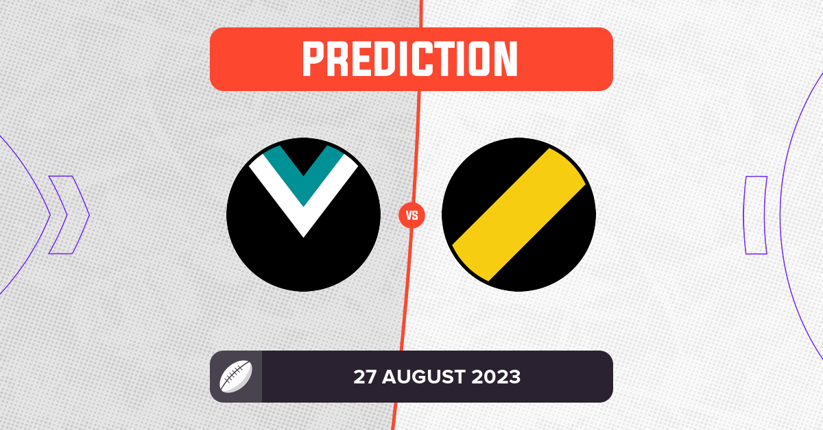 Port Adelaide vs Richmond Prediction and Tips - AFL Round 24, 2023