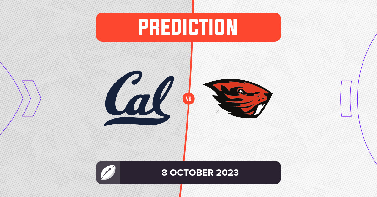 California vs Oregon State Prediction and Tips - 8 October 2023