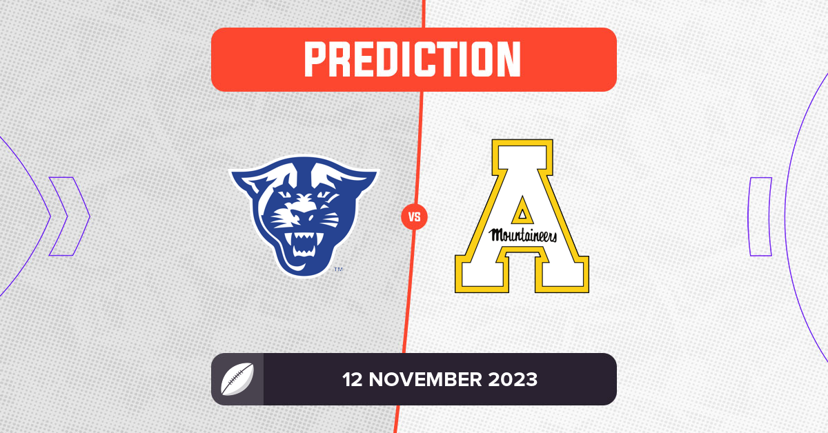 Georgia State vs Appalachian State Prediction and Tips - 12 November 2023
