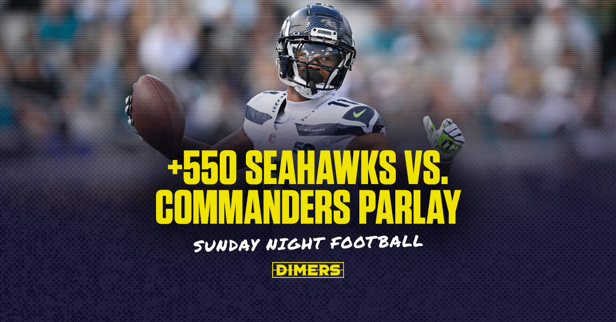 Parlay these Seahawks vs. Commanders player props at boosted +550 odds ...