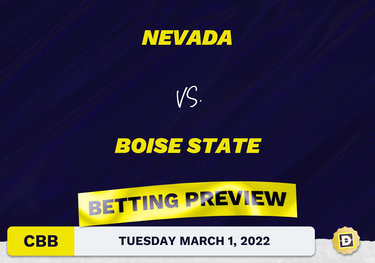 Nevada vs. Boise State CBB Predictions and Odds - Mar 1, 2022