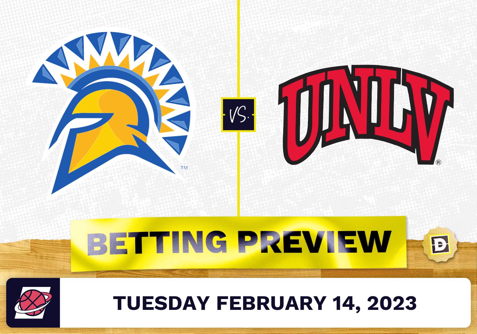 San Jose State vs. UNLV CBB Prediction and Odds - Feb 14, 2023