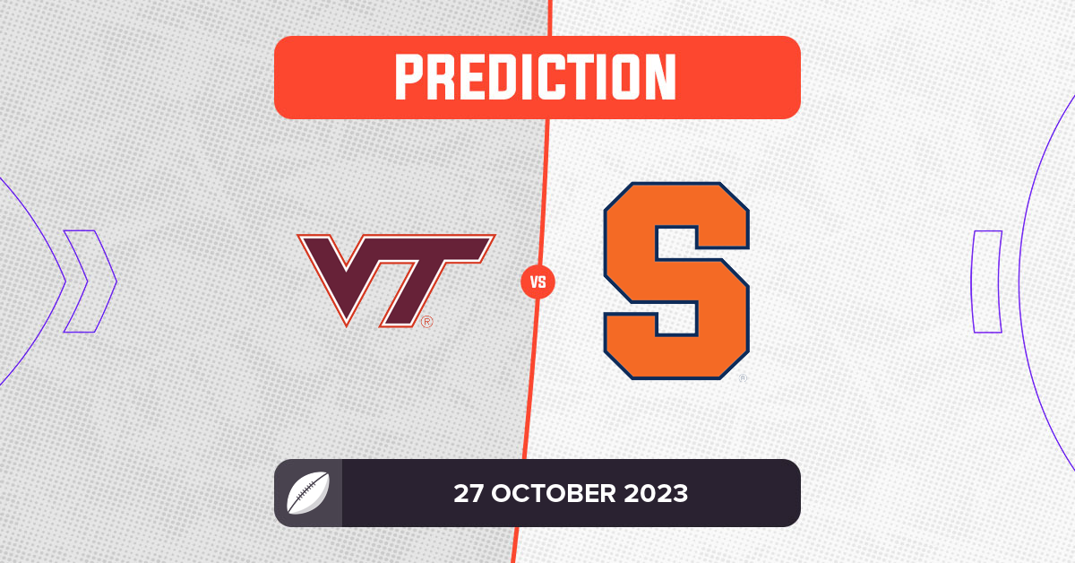 Virginia Tech vs Syracuse Prediction and Tips - 27 October 2023