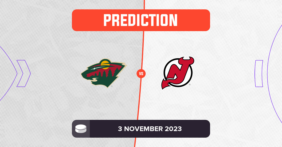 Wild vs Devils Prediction and NHL Tips - 3 November 2023