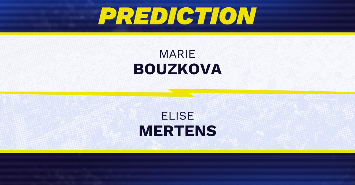 Marie Bouzkova vs. Elise Mertens prediction, odds, picks for WTA Dubai 2026