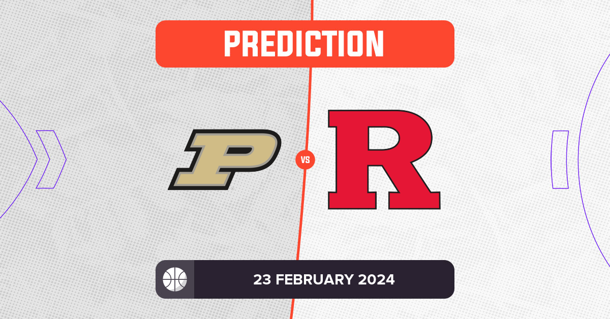 Purdue vs Rutgers Prediction and Tips - 23 February 2024