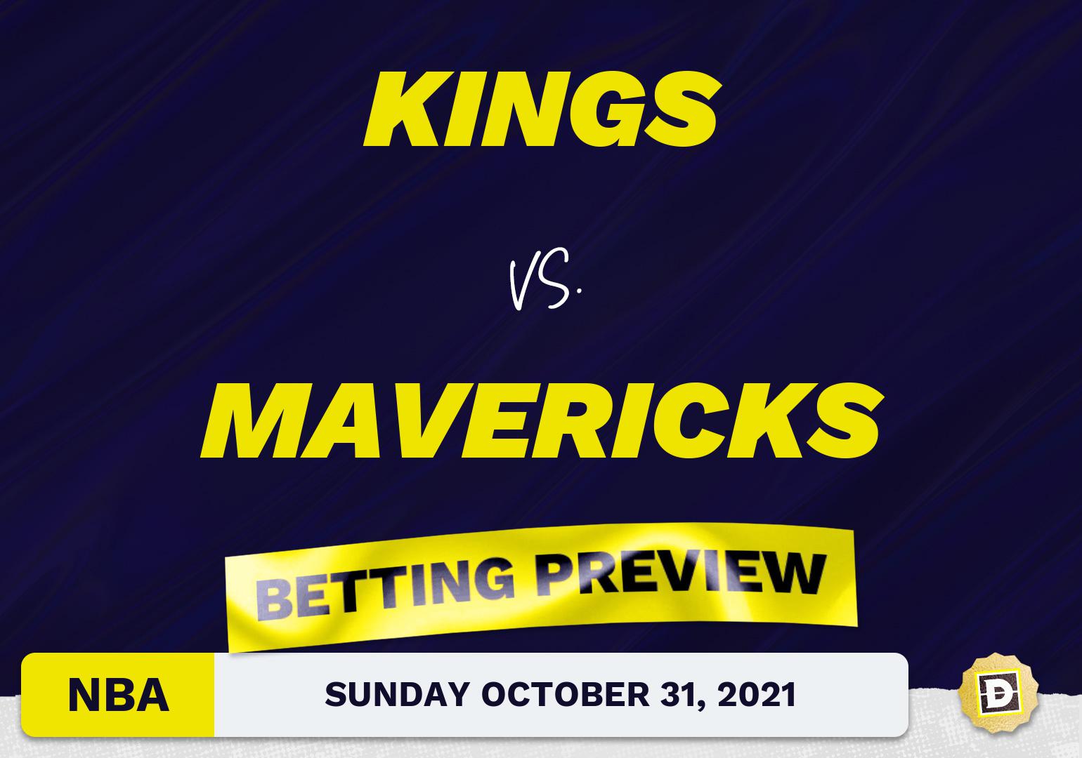 Kings vs. Mavericks Predictions and Odds - Oct 31, 2021