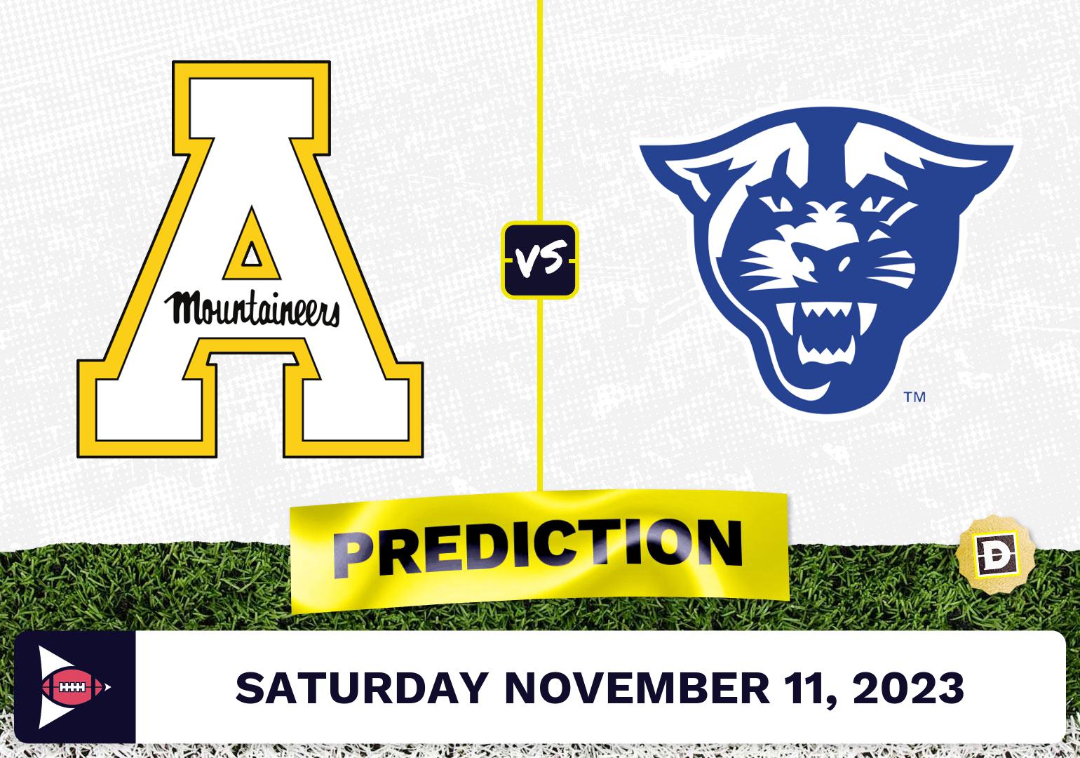 Appalachian State vs. Georgia State CFB Prediction and Odds - November ...