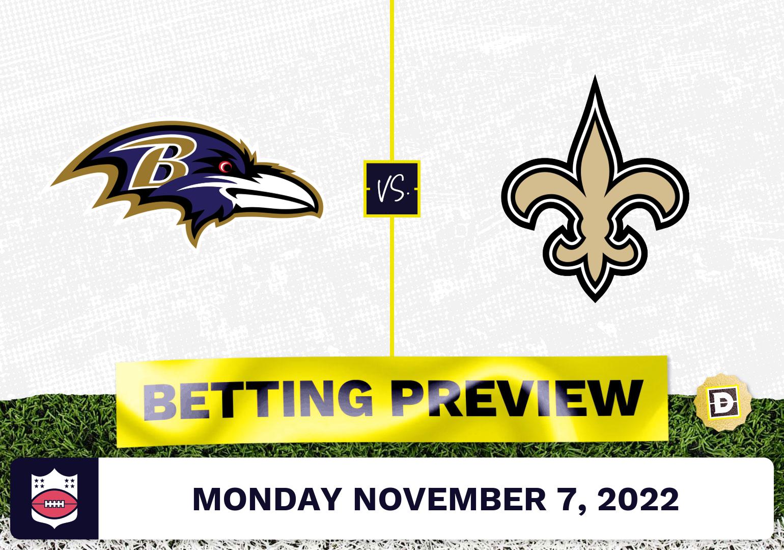 Ravens vs. Saints Week 9 Prediction and Odds - Nov 7, 2022